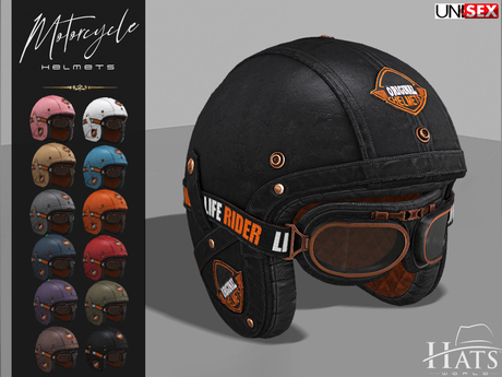 Second Life Marketplace - [HW] MOTORCYCLE HELMETS